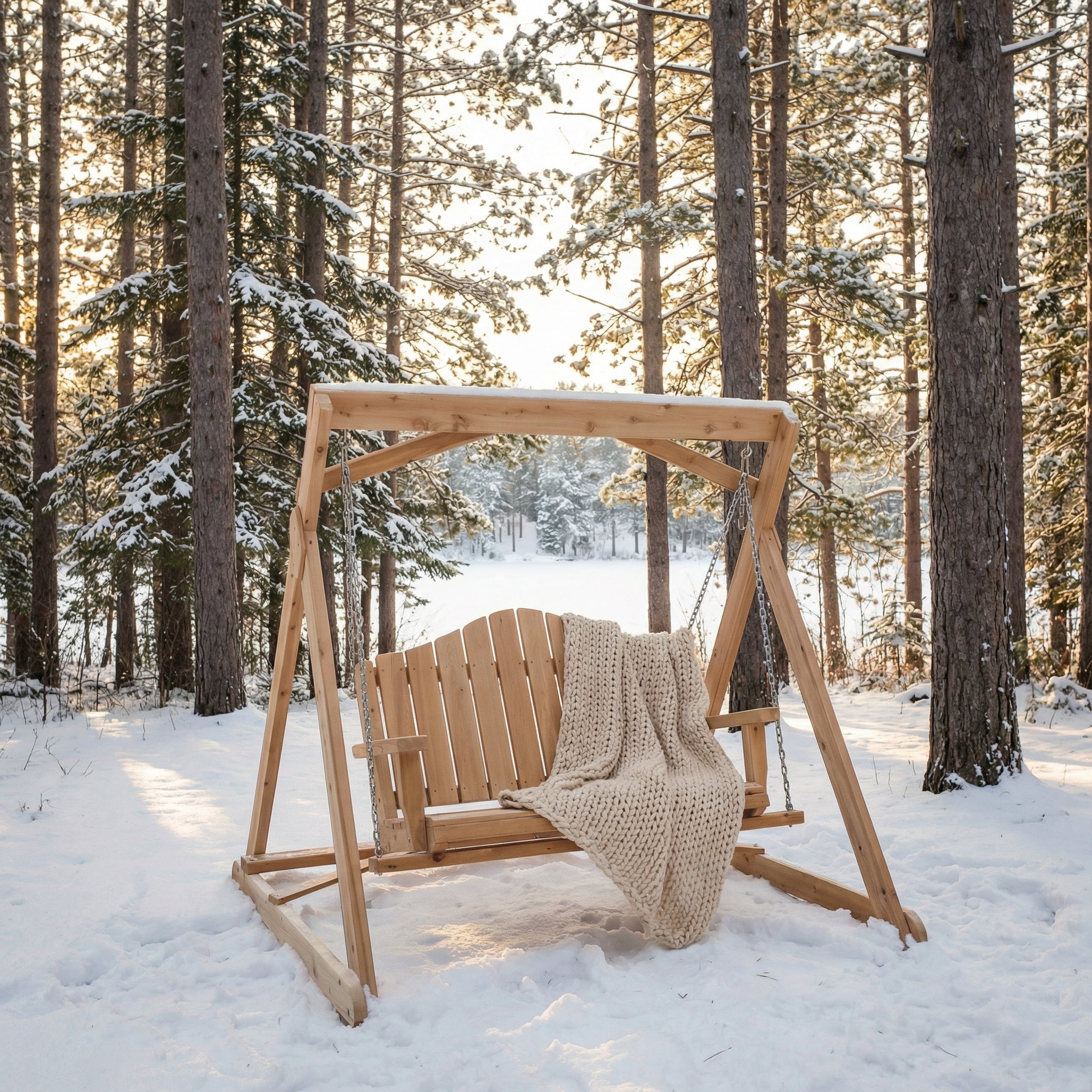Banc sur portique 2 places – Kebek